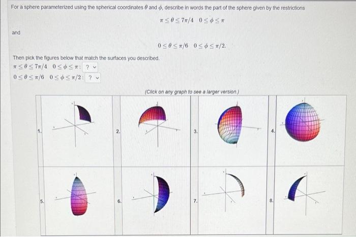 Solved For A Sphere Parameterized Using The Spherical