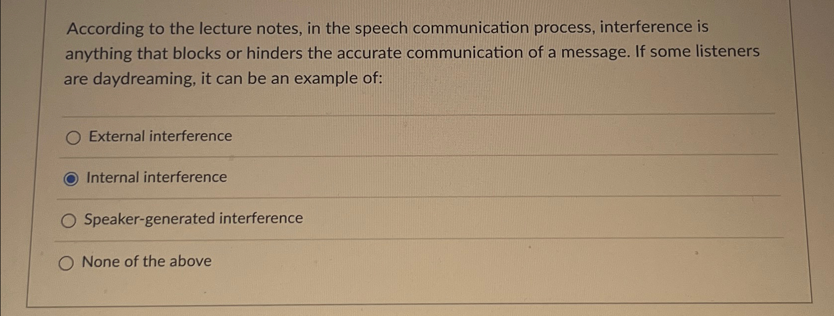 Solved According to the lecture notes, in the speech | Chegg.com