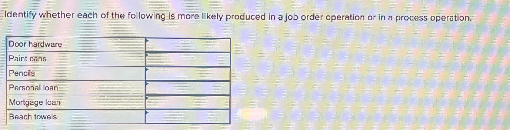 Solved Identify whether each of the following is more likely | Chegg.com