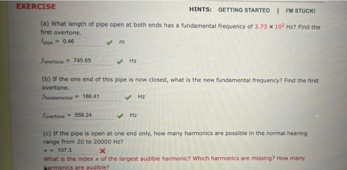 Solved EXERCISE HINTS: GETTING STARTED I'M STUCKI (a) What | Chegg.com