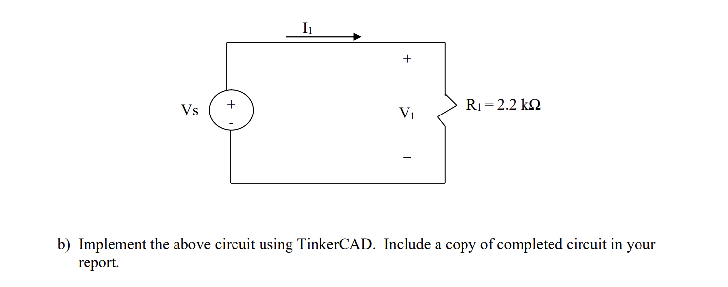 Solved Implement The Above Circuit Using Tinkercad