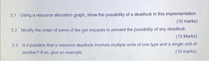 Solved [Resource allocation graph-concurrency] In the code | Chegg.com