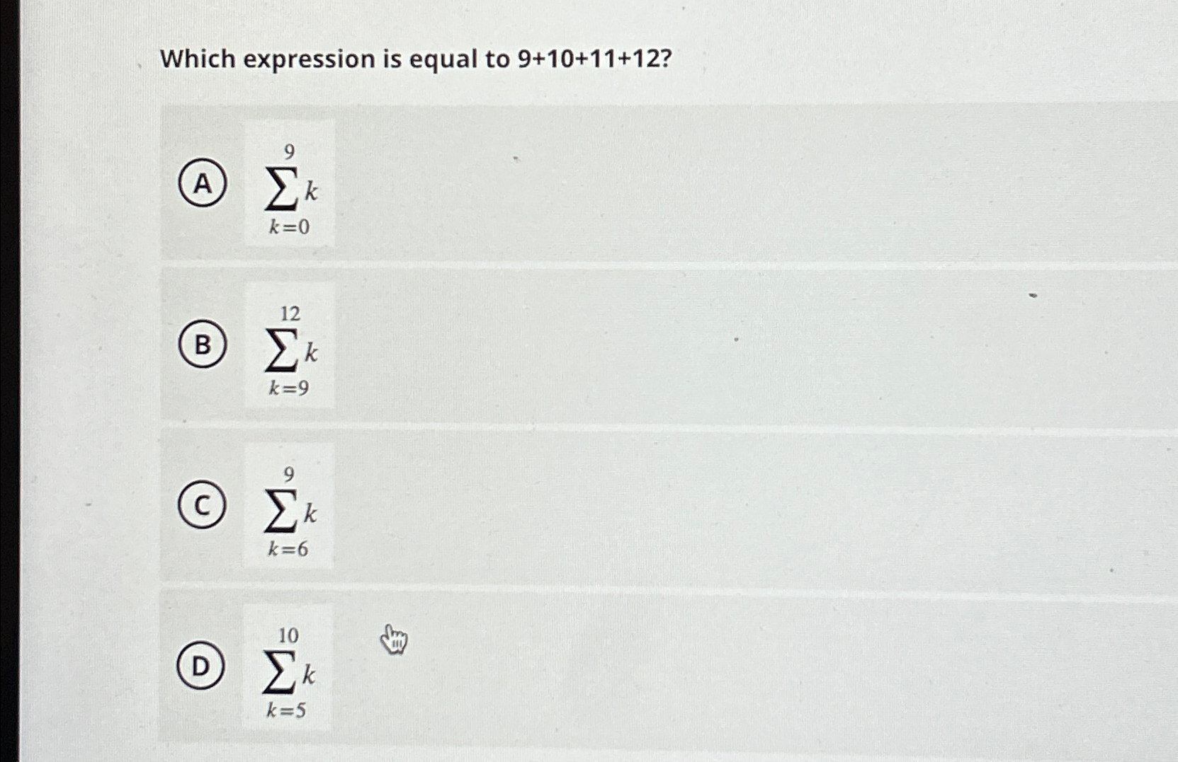 Solved Which expression is equal to | Chegg.com