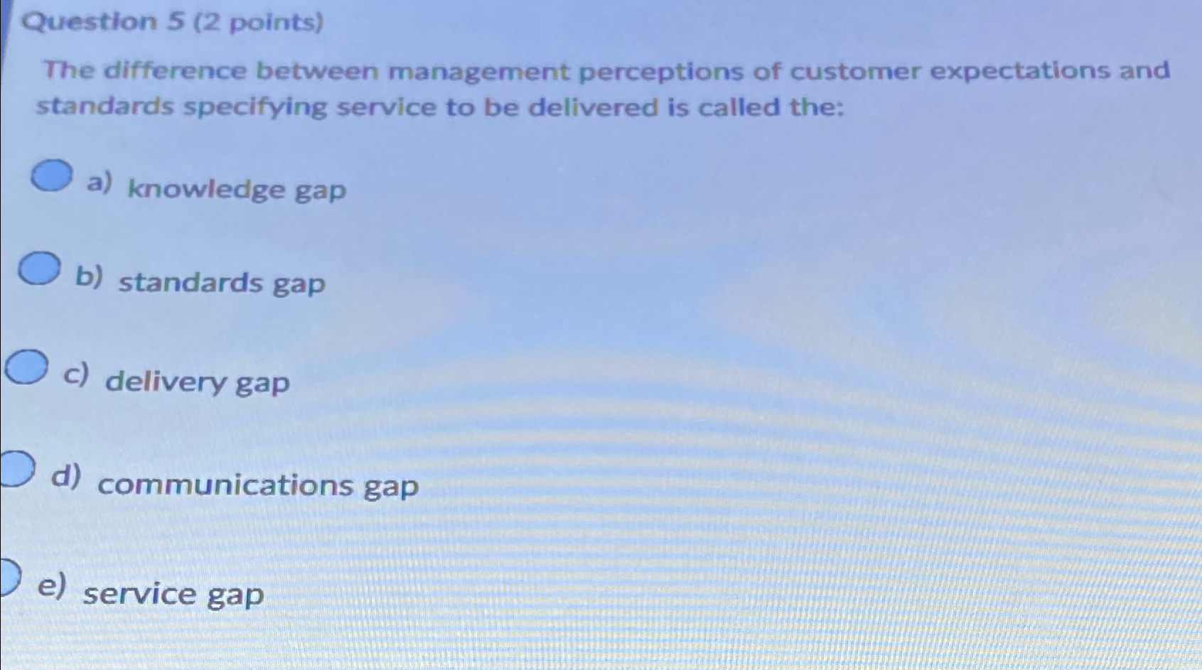 Solved Question 5 (2 ﻿points)The difference between | Chegg.com