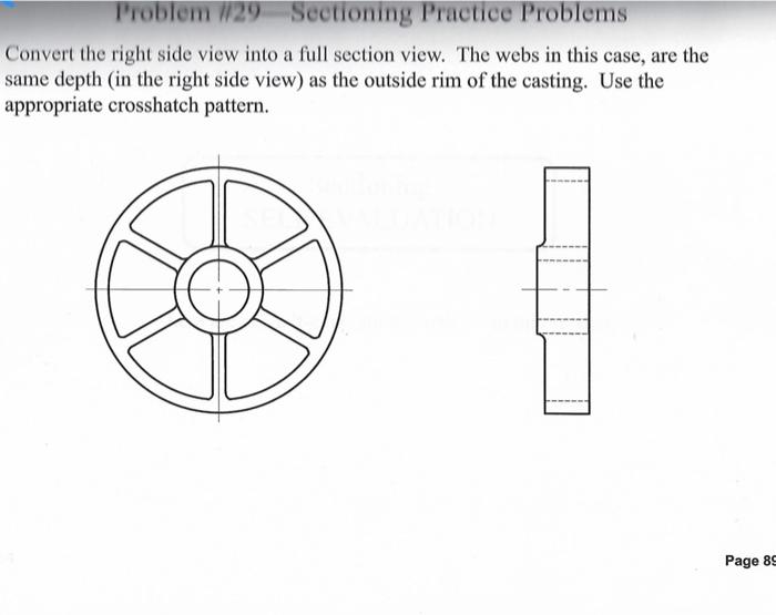 Solved Problem #29 Sectioning Practice Problems Convert the | Chegg.com