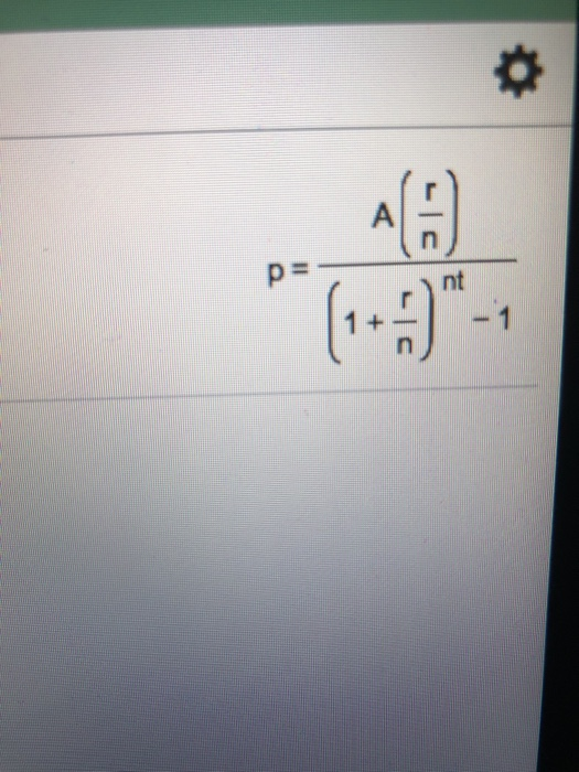 Solved Use the sinking fund formula shown to the right to | Chegg.com