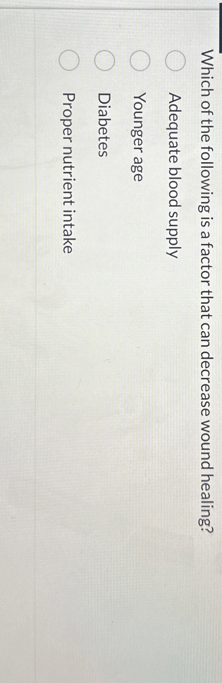 Solved Which of the following is a factor that can decrease | Chegg.com