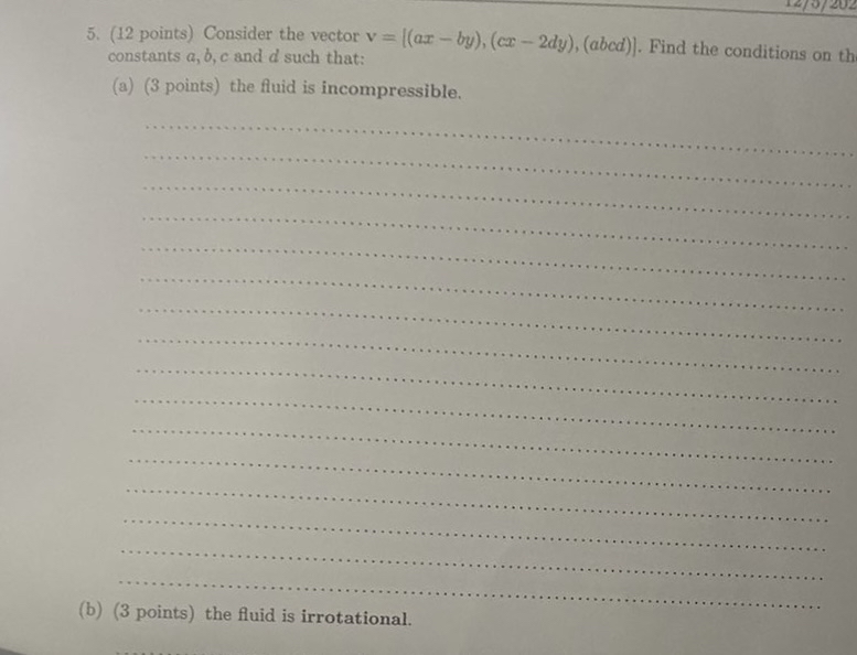 Solved (12 points) Consider the vector | Chegg.com Solved (12 points) Consider the vector | Chegg.com