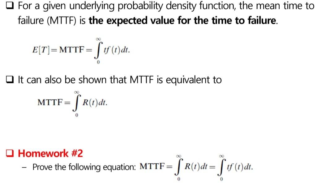Solved For a given underlying probability density | Chegg.com