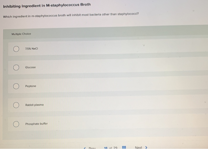 Solved Test for Differentiating Staphylococcus and | Chegg.com