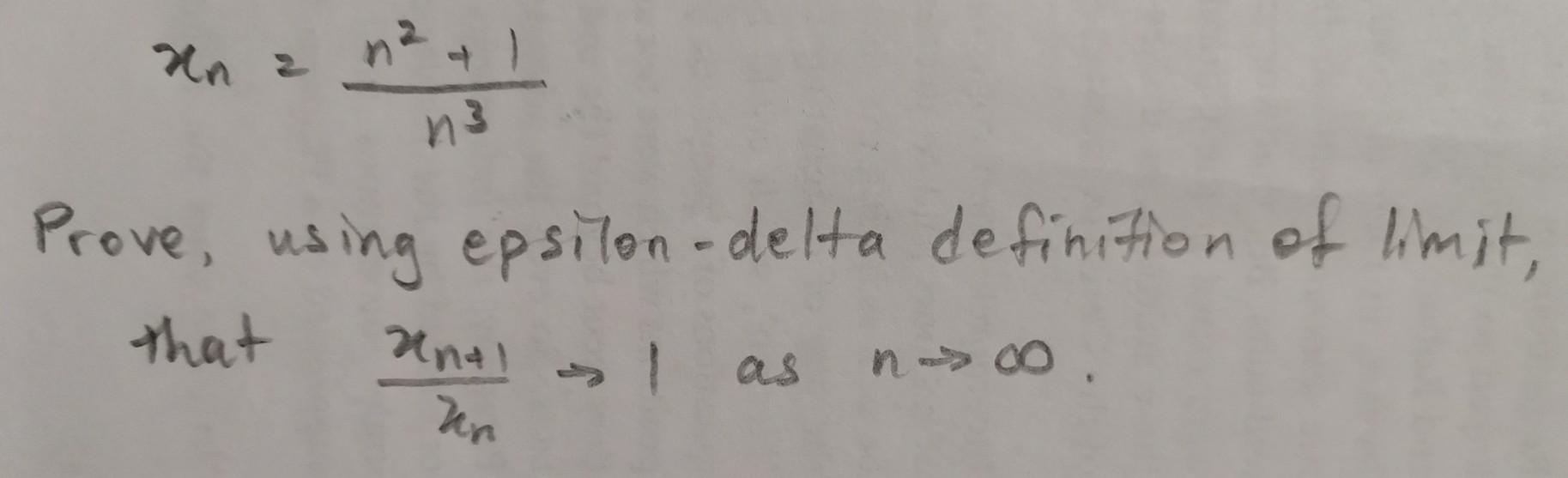 Solved Un a net) n3 Prove, using epsilon-delta definition of | Chegg.com