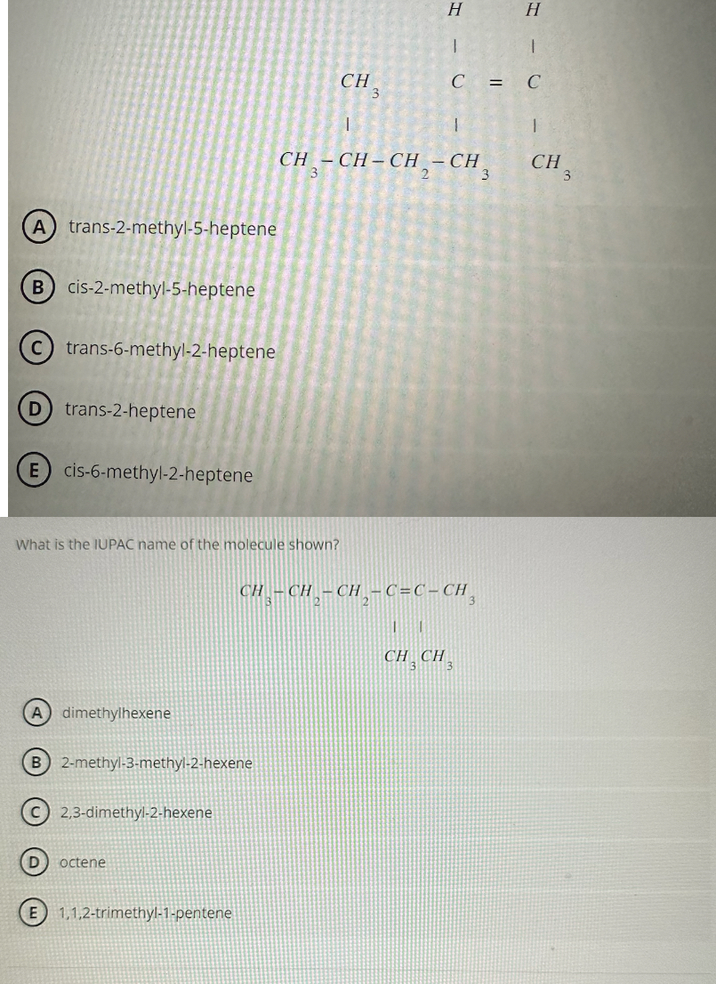 Solved ,H,HCH3,C=,CI । | Chegg.com