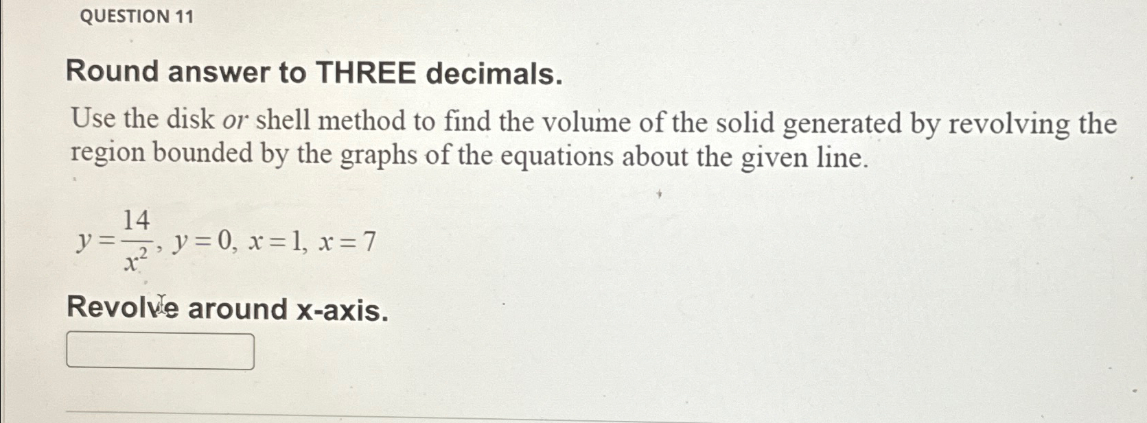 Solved QUESTION 11Round answer to THREE decimals.Use the | Chegg.com