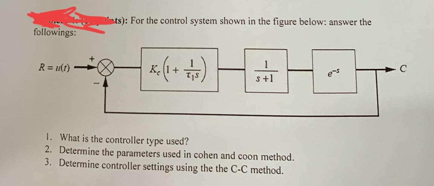 Solved followings:What is the controller type used?Determine | Chegg.com