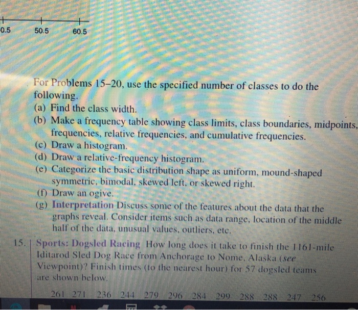 Solved For Problems 15-20, use the specified number of | Chegg.com