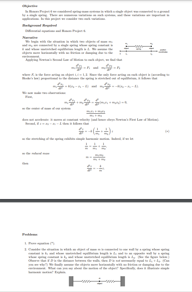 Solved ObjectiveIn Honors Project 6 ﻿we considered | Chegg.com
