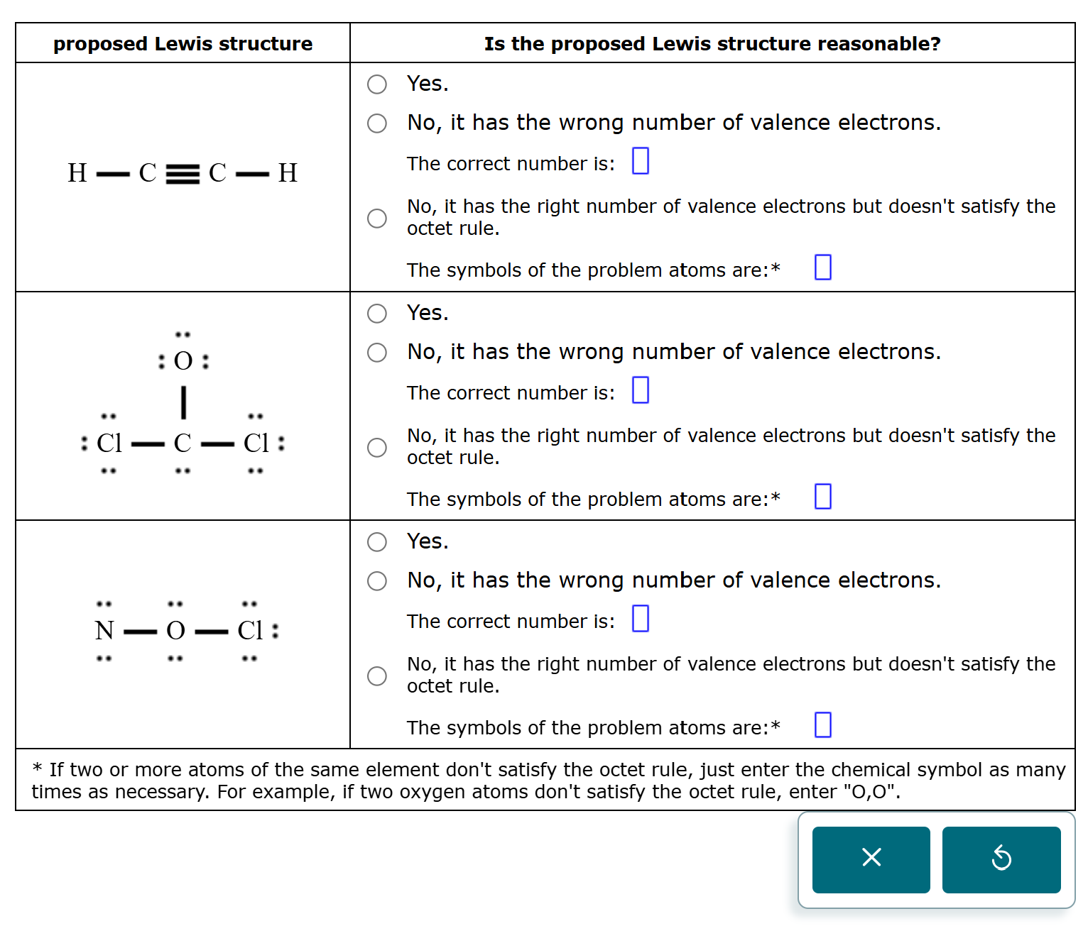 Solved * ﻿If two or more atoms of the same element don't | Chegg.com