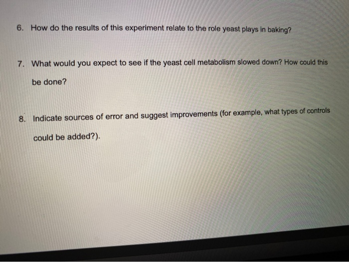 6. How do the results of this experiment relate to | Chegg.com