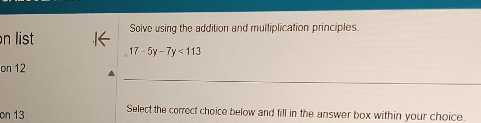 Solved Solve using the addition and multiplication | Chegg.com