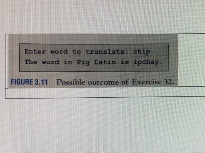 Solved Q3) 10 Points Pig Latin Write a program that requests | Chegg.com