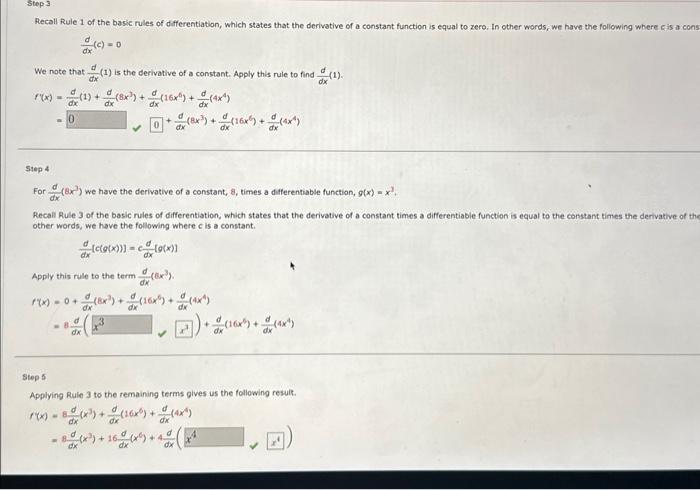 Solved dxd[c(g(x))]=cdxd[g(x)] Apply this rule to the term | Chegg.com