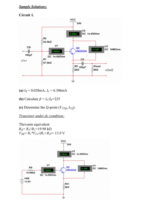 Ens 241 Electrical And Electronic Circuits Assignment 