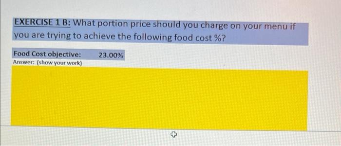EXERCISE 1 A: Adjust AP prices into EP prices where | Chegg.com