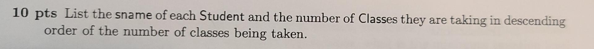 Solved Consider the following relations: Student(snum: | Chegg.com