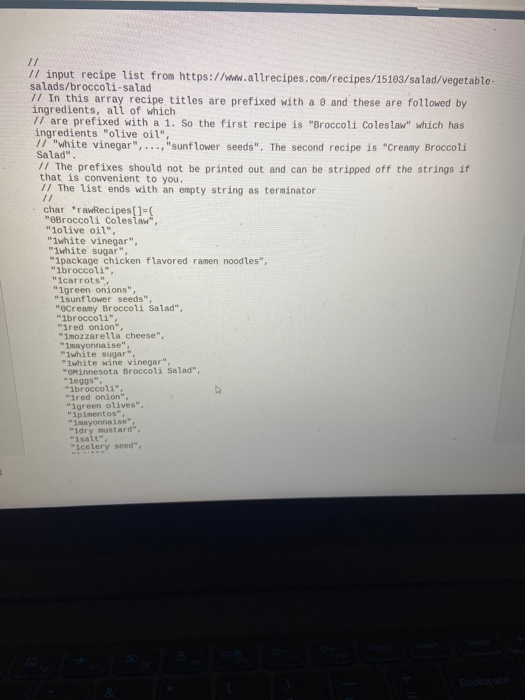 In this lab you will take a program skeleton and | Chegg.com