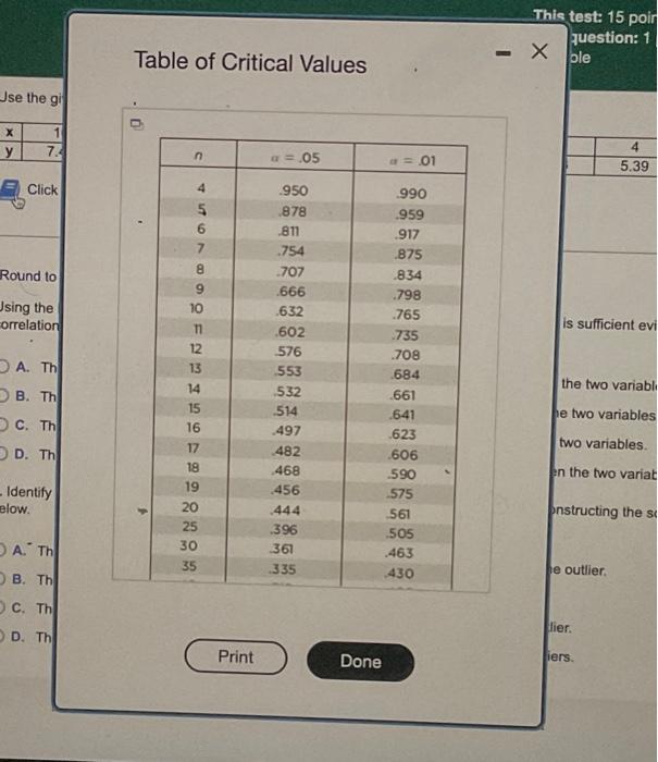 Solved Use the given data set to complete parts (a) through | Chegg.com