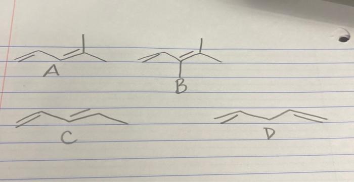 Solved order of increasing stability | Chegg.com