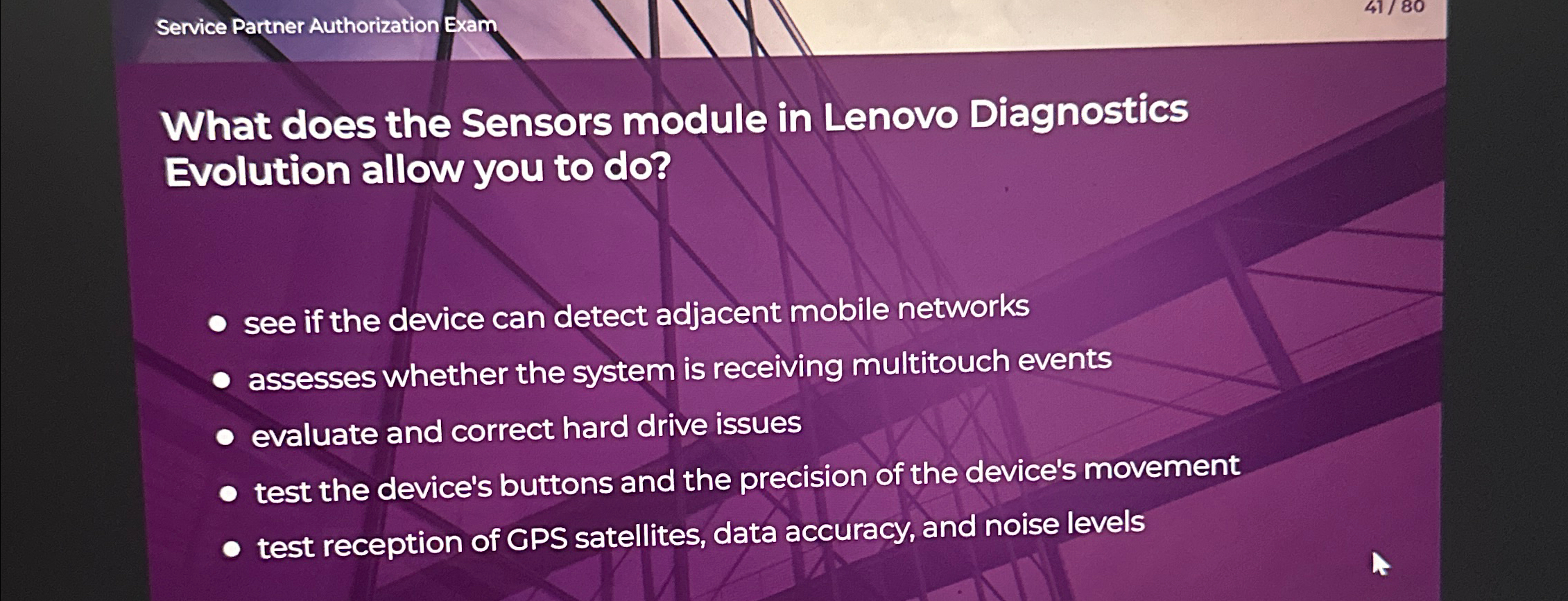 Solved Service Partner AuthorizationWhat does the Sensors | Chegg.com