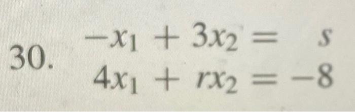 Solved Linear Algebra problem. In Exercises 28 and 30, | Chegg.com