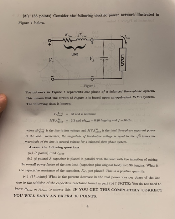 Solved (3.) (33 points) Consider the following electric | Chegg.com Solved (3.) (33 points) Consider the following electric | Chegg.com