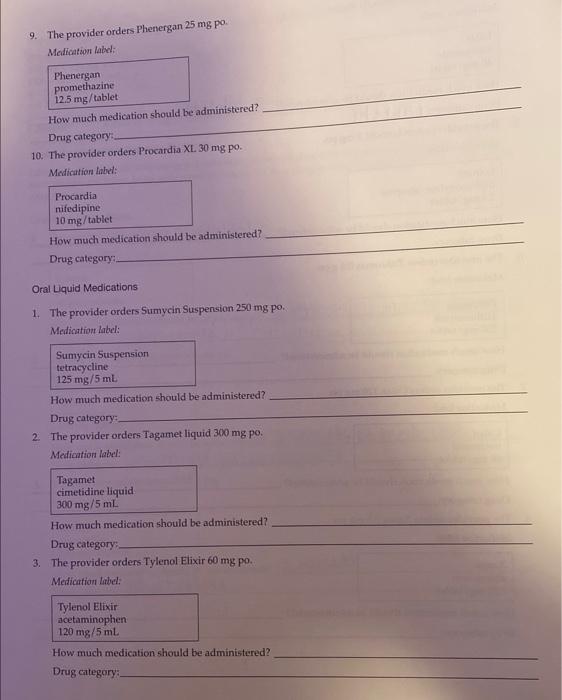 Solved 5. The provider orders Lomotil 5mg po. Medication | Chegg.com