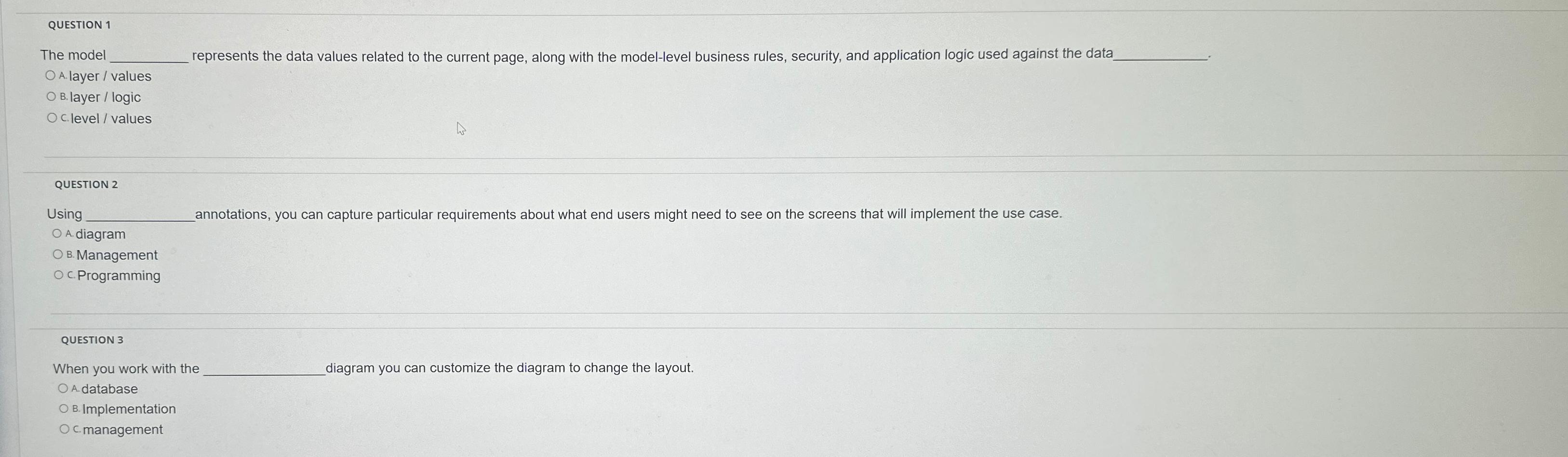 Solved QUESTION 1The model represents the data values | Chegg.com