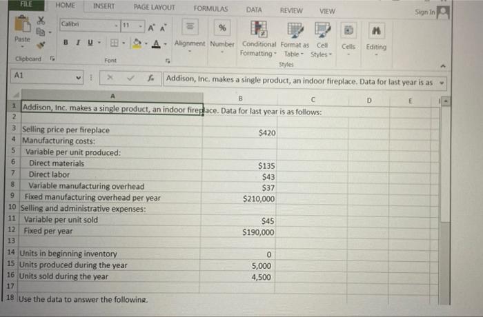 Solved re Help Save AE Variable and Absorption Costing using | Chegg.com