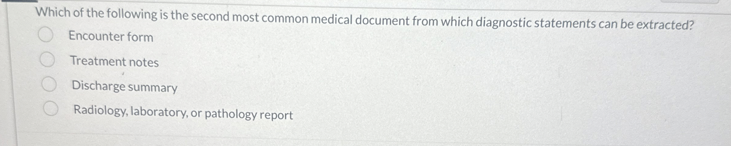 Solved Which of the following is the second most common | Chegg.com