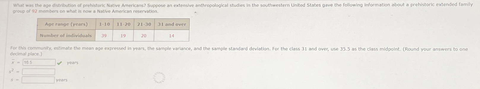 Solved group of 92 ﻿members on what is now a Native American | Chegg.com