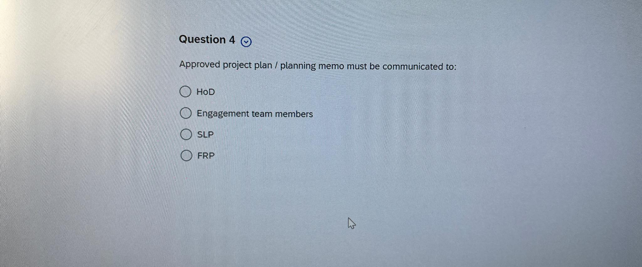 Solved Question 4Approved project plan / ﻿planning memo must | Chegg.com