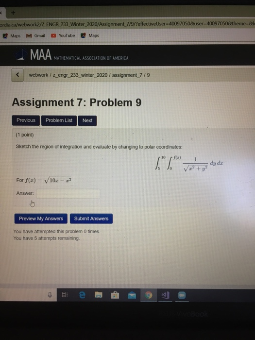 Solved ordia.ca/webwork2/Z_ENGR 233_Winter | Chegg.com