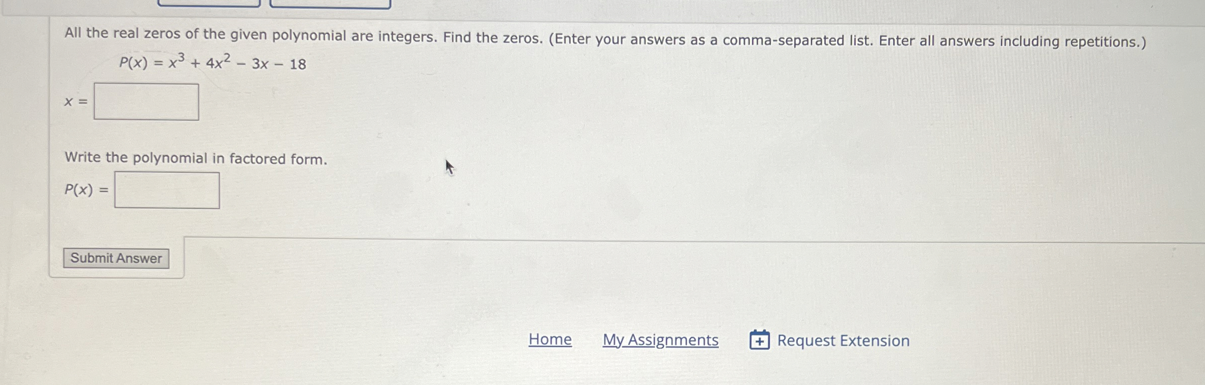 Solved All the real zeros of the given polynomial are | Chegg.com