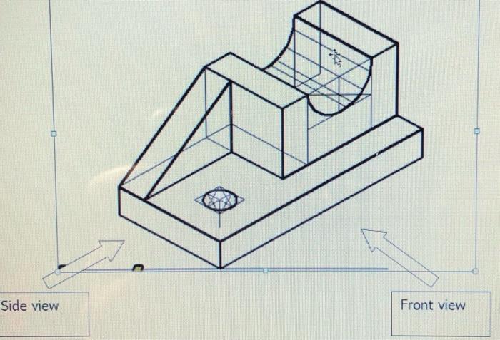 Solved Side view Front view | Chegg.com