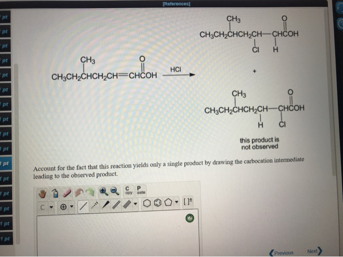 Solved i need how to draw the carbonation intermidate i just | Chegg.com