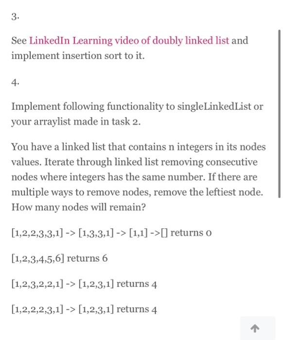 Solved Compare Operations For Javas Arraylist And