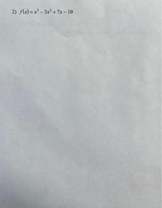 Solved State the possible rational zeros for each function. | Chegg.com