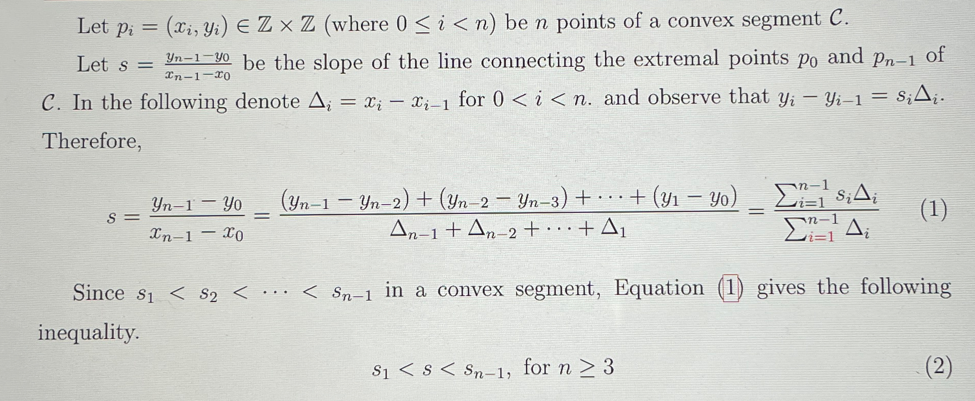 Solved PROVE INEQUALITY (2)!!!!Let pi=(xi,yi)inZ×Z (where | Chegg.com