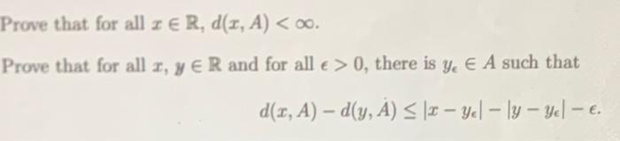 Solved Problem 2 [25 Pts] Let A be a nonempty subset of R. | Chegg.com