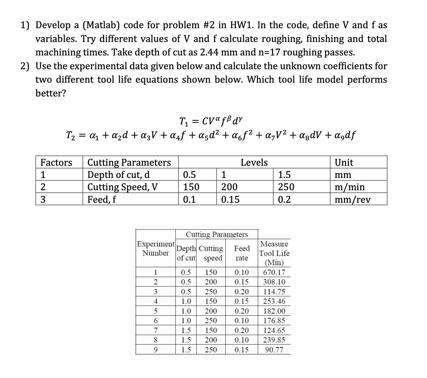 Solved Develop a (Matlab) ﻿code for problem #2 ﻿in HW1. ﻿In | Chegg.com