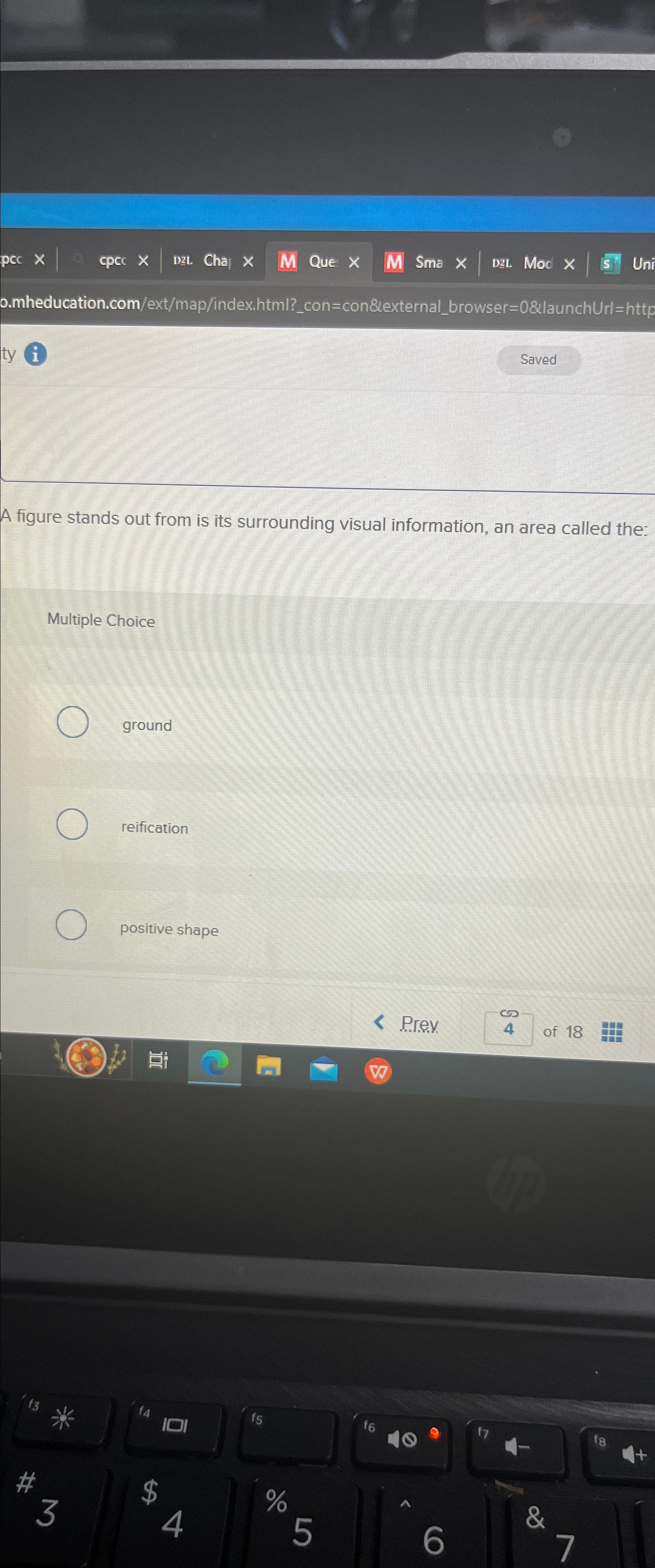 Solved A figure stands out from is its surrounding visual | Chegg.com